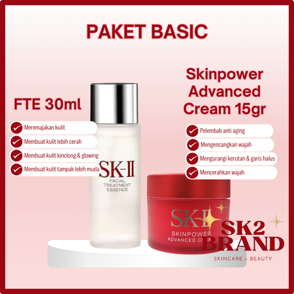 Skii SK-II SK2 FTE 30ml+Skinpower Advanced Cream 15gr - MEDIUM Package | Shopee Malaysia