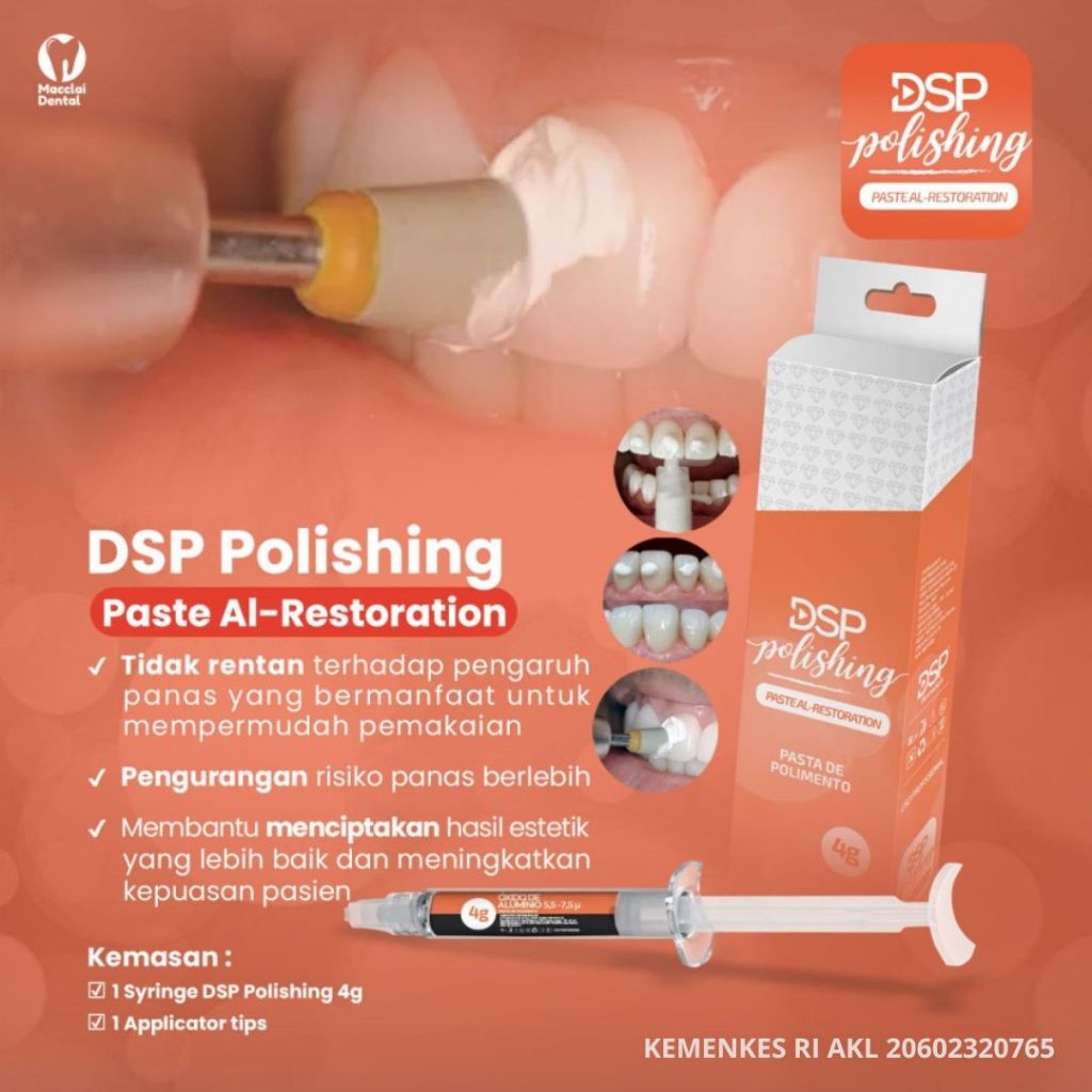 Dental COMPOSITE POLISHING PASTE DSP POLISHER CONTENTS 4gr / EVE DIACOM ...