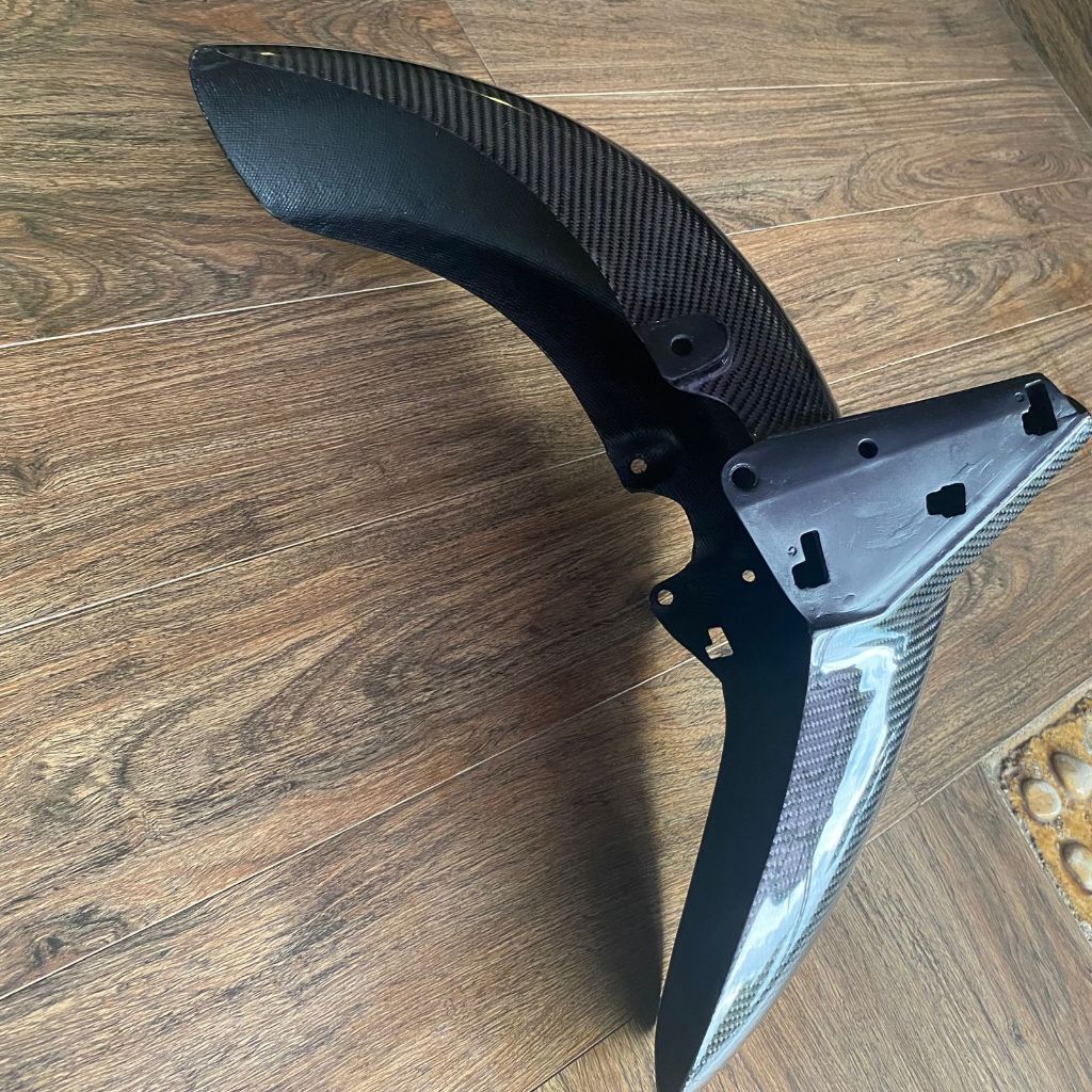 REPLIKA Front fender xmax new connected genuine carbon kevlar replica ...