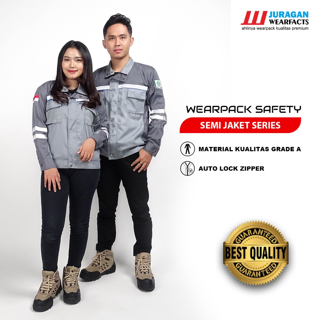 Wearfacts Skipper- Semijacket Work Wearpack Light Gray Dark Gray ...