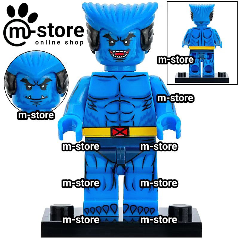 Brick x-men beast xmen x men mini toy figure | Shopee Malaysia