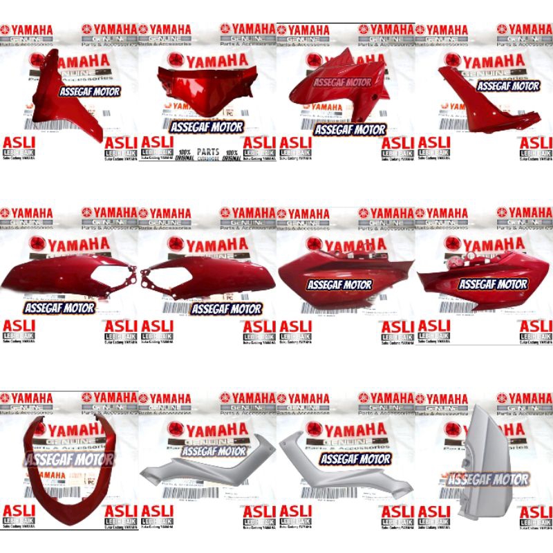 MERAH Cover Variant BODY Smooth NMAX OLD OLD GLOSSY Red 2015-2019 ...