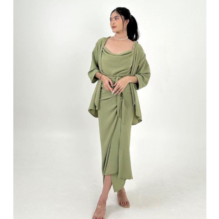 Ara Set Rok Lilit - One Set 3in1 - Outer Tanktop Rok Lilit - One Set ...