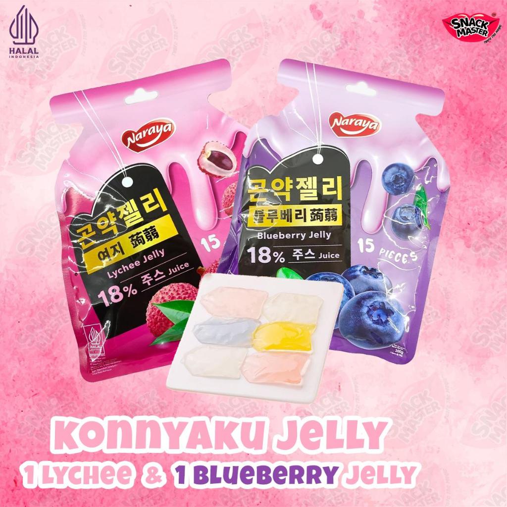 [BUNDLE 2&3 Konnyaku Jelly] Naraya Konnyaku Jelly (MANGO/LYCHEE/BLUEBERRY/ASSORTED) Available In ...
