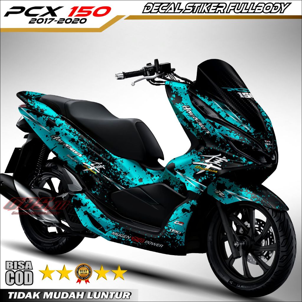 Pcx 150 2017 2020 Full body Decal Hayabusa Motif Full body Decal ...