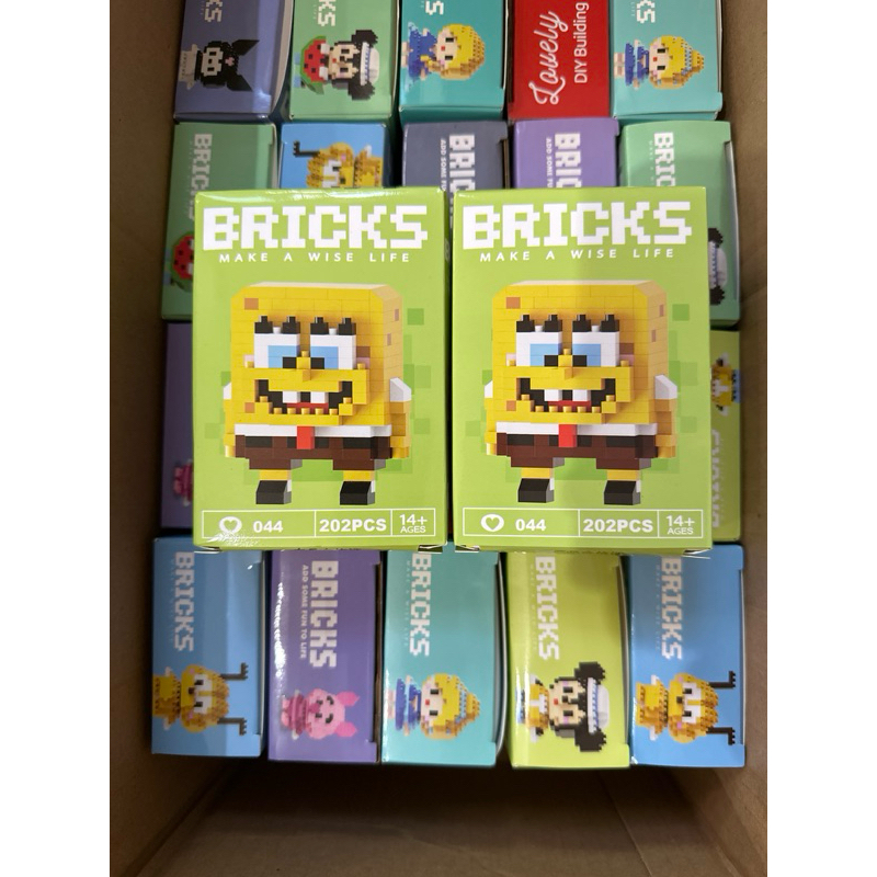 (RE) Action FIGURE NANO BLOCKS MINI BRICKS "SPONGE BOBs" | Shopee Malaysia