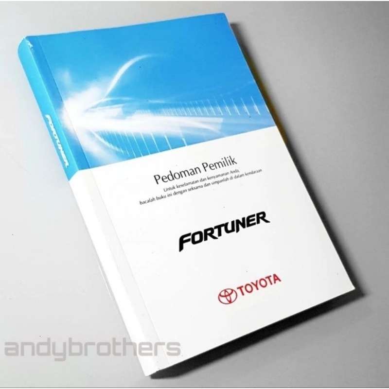Toyota FORTUNER Gen-1 Second Facelift Car Owner Manual Book 2011-2015 ...