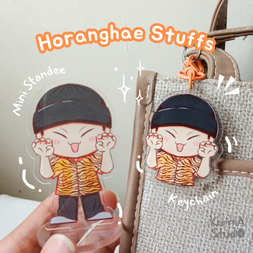 Seventeen Hoshi Horanghae TTT Fanmade Stuff - Mini Standee and Keychain ...