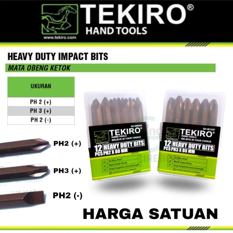 MATA Tekiro HEAVY DUTY BITS SCREWDRIVER BIT | Shopee Malaysia