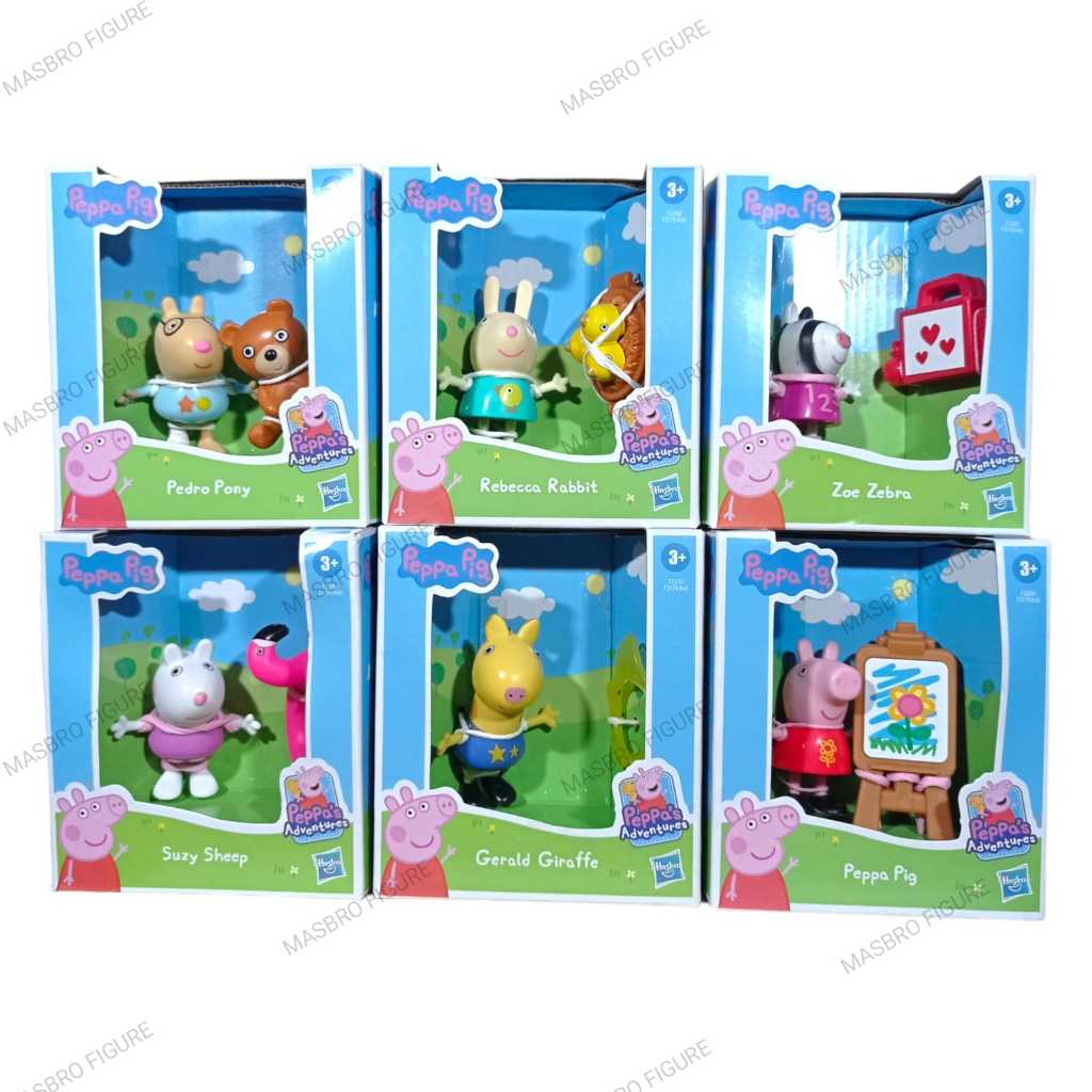 Hasbro Pepa Pig Pedro Rebecca Gerald Peppa's Adventures Action Figure ...