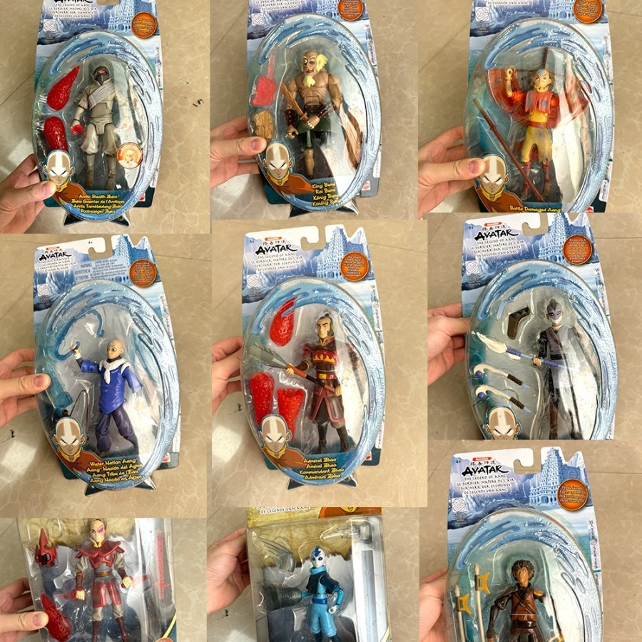 Avatar Original Toys he Action Figure Mattel Avatar Aang Zuko Roku ...