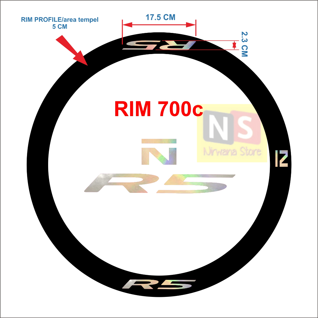 Novatec R5 Rim Sticker Cutting Sticker Wheelset Decal Roadbike Bike ...