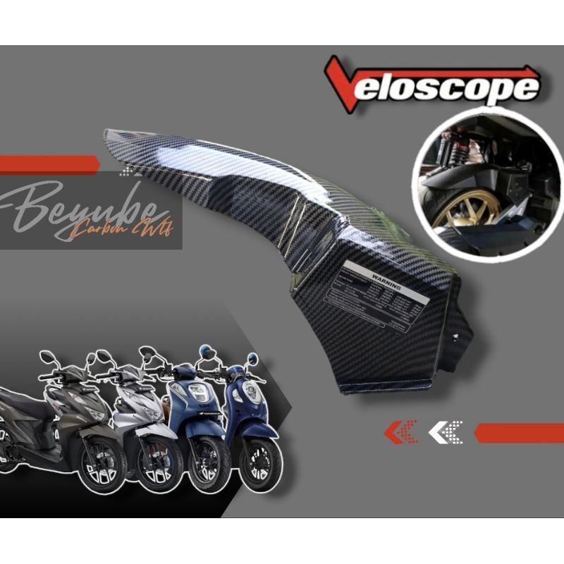 Extra Savings Carbon WtF HUGGER SPAKBOR UNDER MODEL AIRBLADE VIETNAM Honda Beat cbs//Beat esp ...