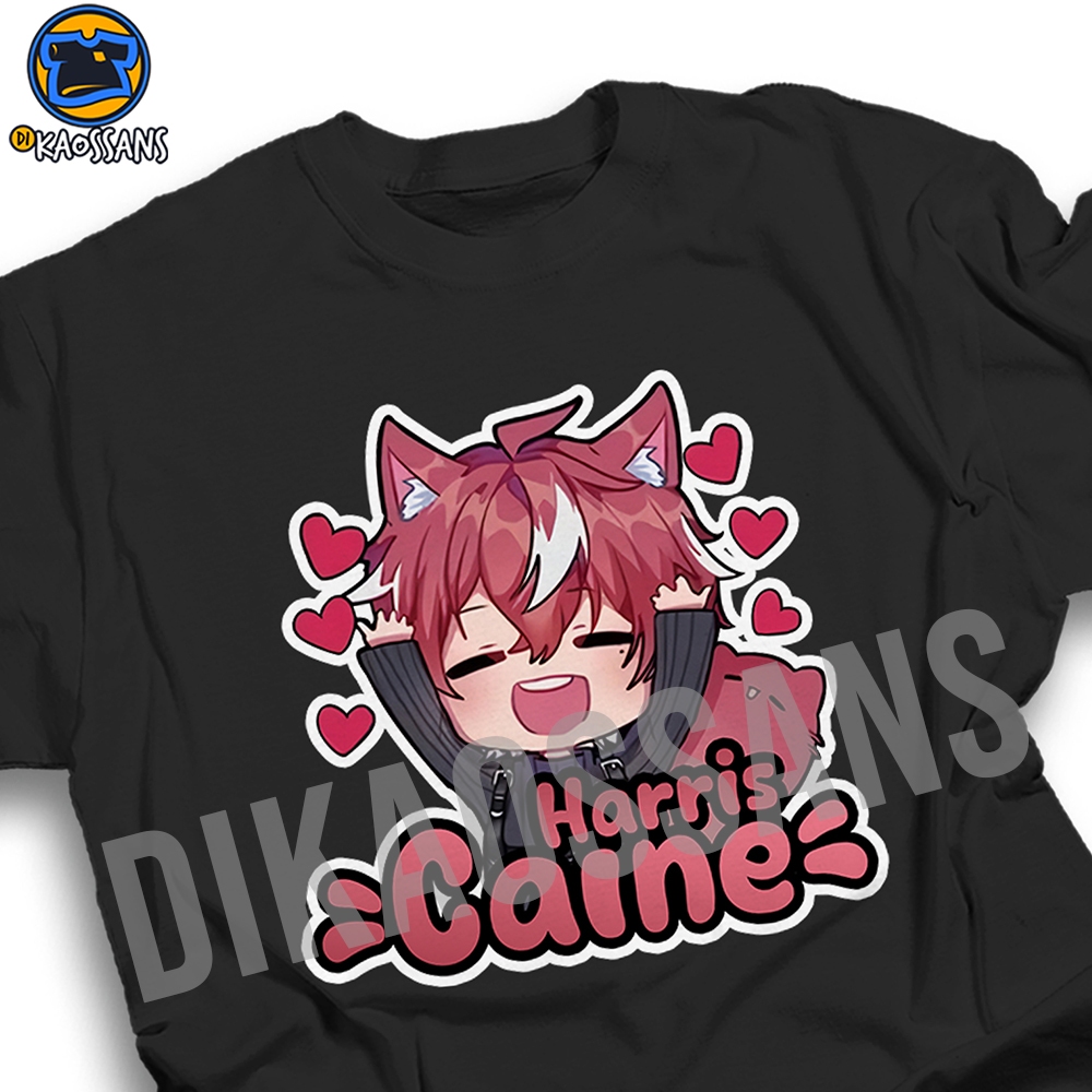 Harris CAINE VTUBER T-Shirt distro cotton combed 30s UNISEX T-Shirt SOL ...