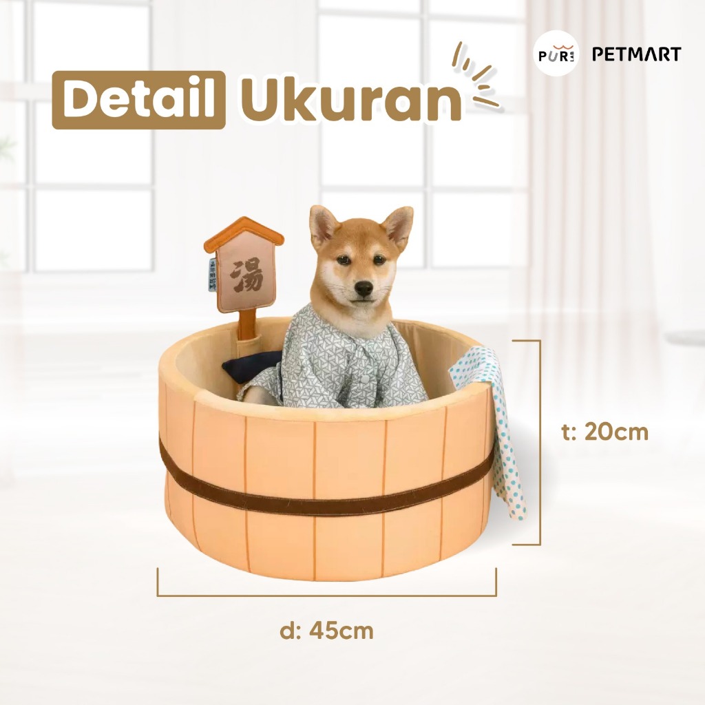 Purlab Pet Bed Hot Spring Onsen | Shopee Malaysia