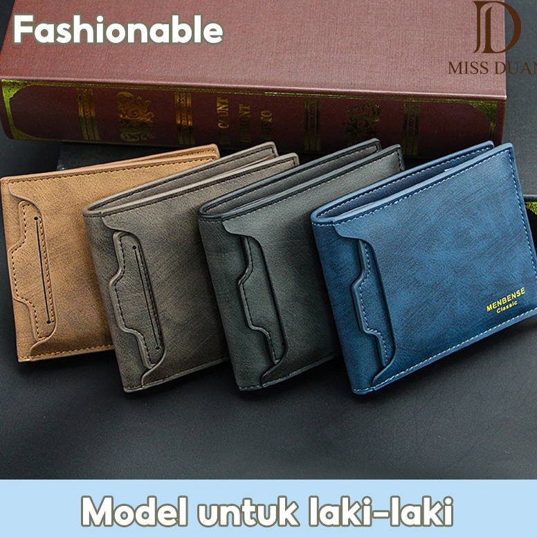 11 MISS DUANDompet folding Men Leather Branded MENBENSE ORIGINAL wallet ...