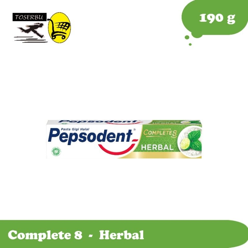 Pepsodent Complete 8 Herbal Toothpaste 190g | Shopee Malaysia