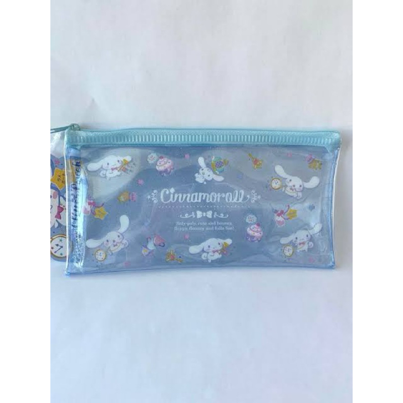 Original daiso sanrio sanrio cinnamoroll clear glitter pouch Japan ...