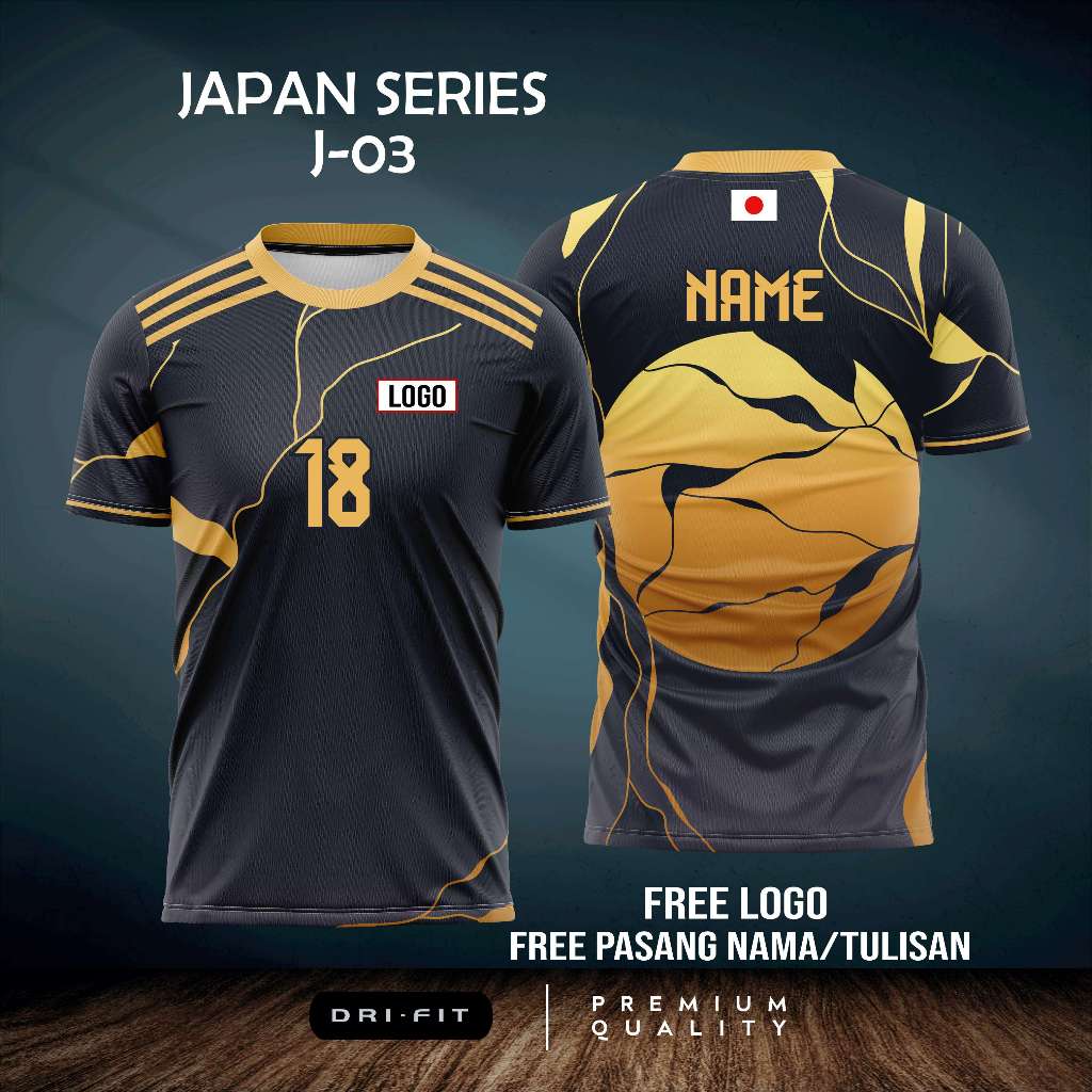 Badminton VOLLEY SOCCER JERSEY Jp03 - Can CUSTOM Name And LOGO | Shopee Malaysia