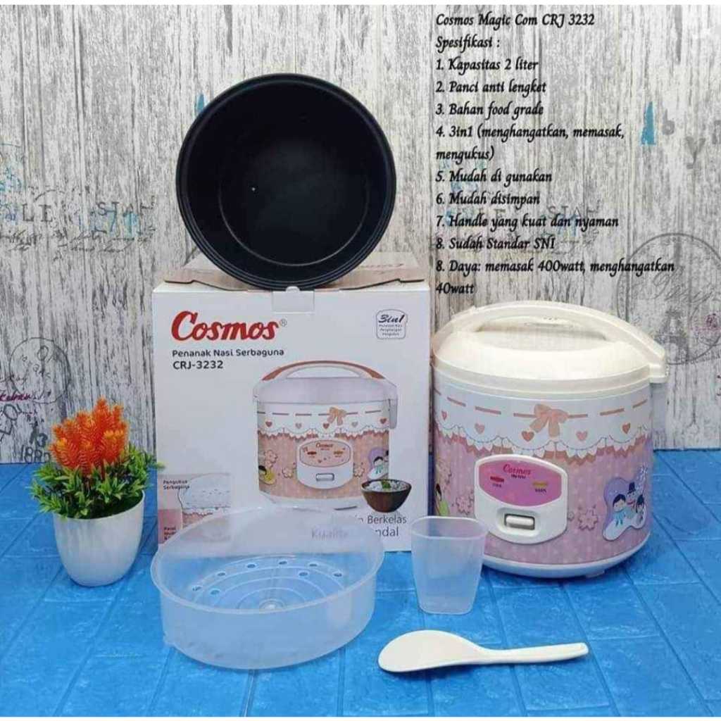 Cosmos CRJ-3232 RICE COOKER 2L COSMOS RICE COOKER/MAGIC COM CRJ3232 ...