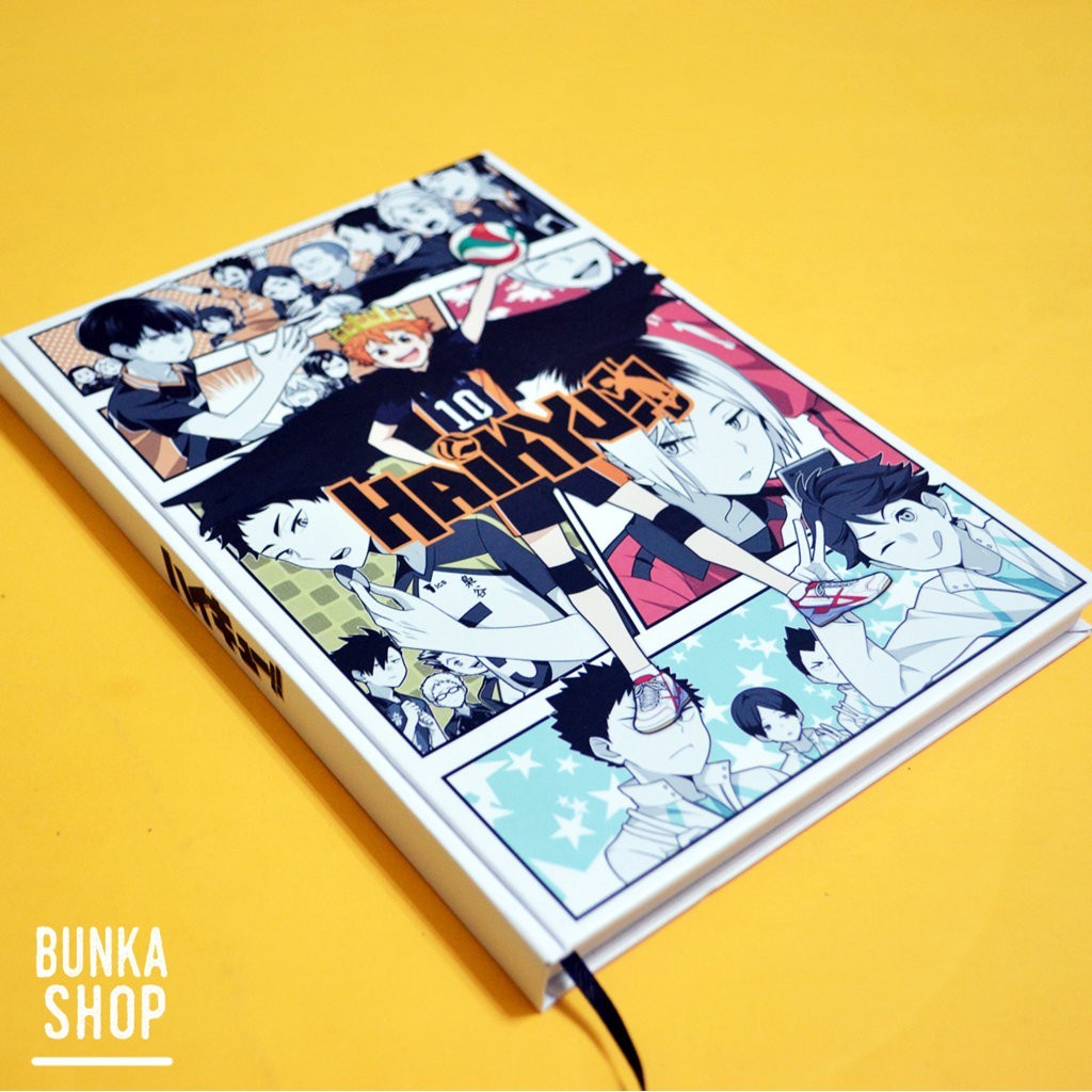 Pocketnote Anime Haikyuu Full Character Hardcover A6 Notebook Agenda ...