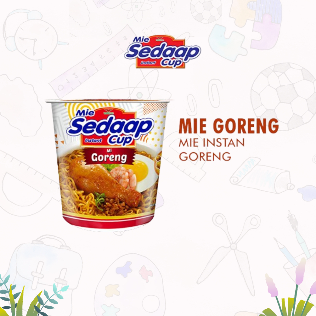 Instant NOODLES/ SEDAAP NOODLES FRIED MI CUP 81gr (pcs) | Shopee Malaysia