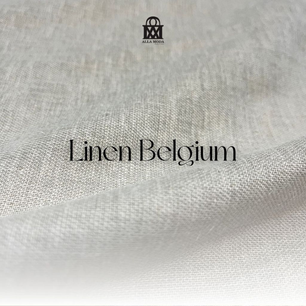 Premium Belgium Linen Fabric (Price per 1/2 m) | Shopee Malaysia