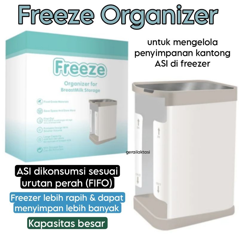 Breast Milk Freeze Organizer - FIFO Breast Milk BOX - Breast Milk Bag ...