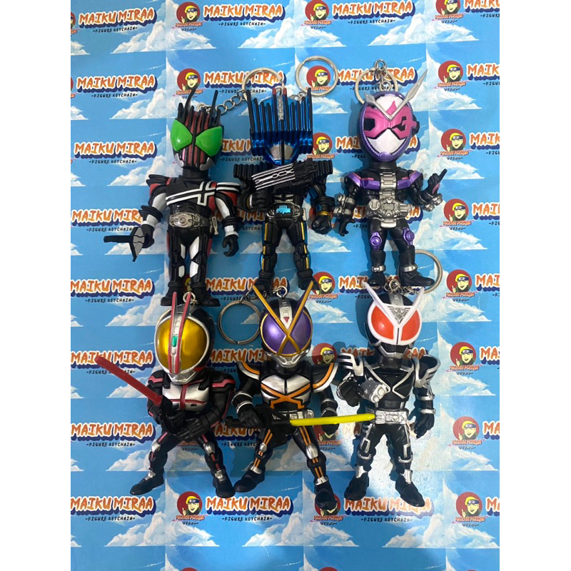 GANTUNGAN Figure Keychain / Kamen Rider C Faiz Kaixa Decade Delta Dien ...