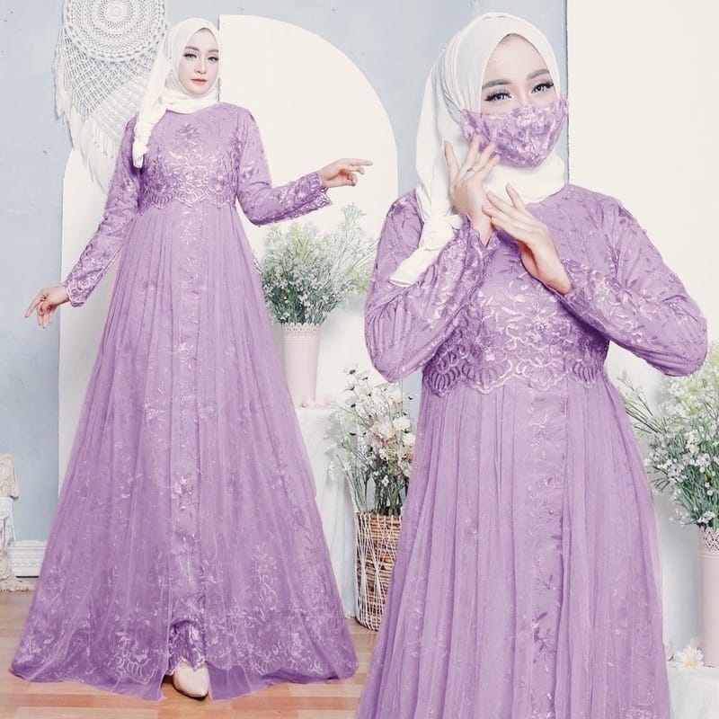 Ori - [BANTING PRICE] GAMIS MAXI HARUMA DRESS - GAMIS AULIA TILLE TUTU ...