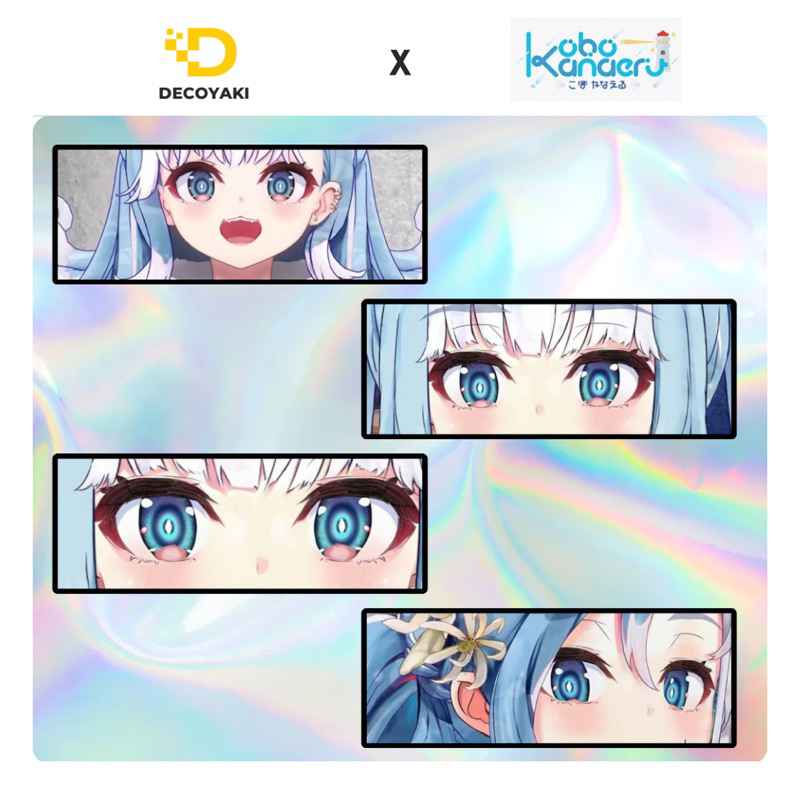 Kobo Kanaeru Hologram Slap Sticker, Kobo Kanaeru Hologram Sticker ...