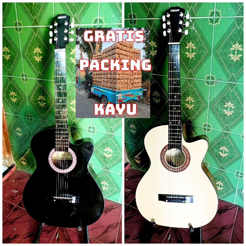 KAYU Yamaha acoustic guitar FREE WOOD Packing | Shopee Malaysia