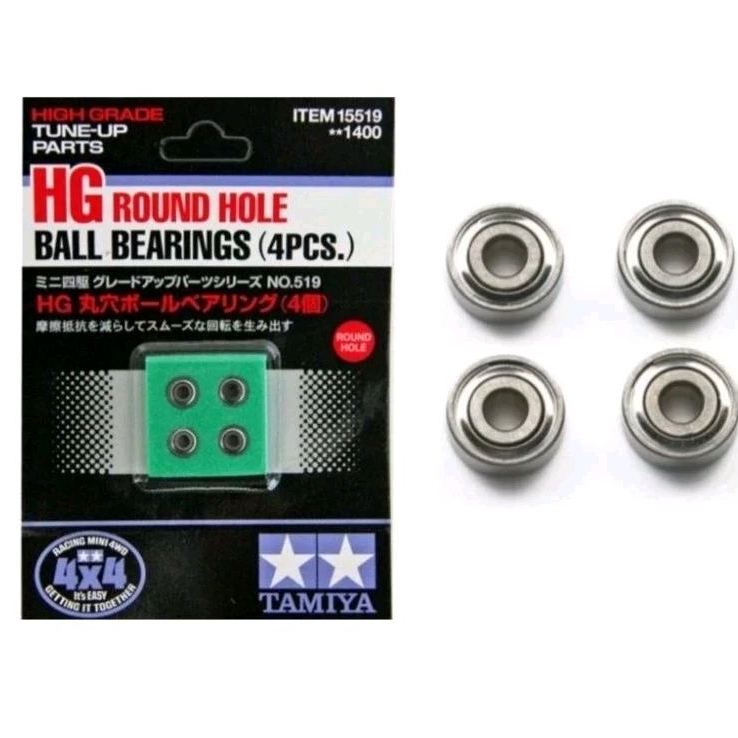 Tamiya 15519 HG ROUND HOLE BALL BERINGS (4PCS) | Shopee Malaysia