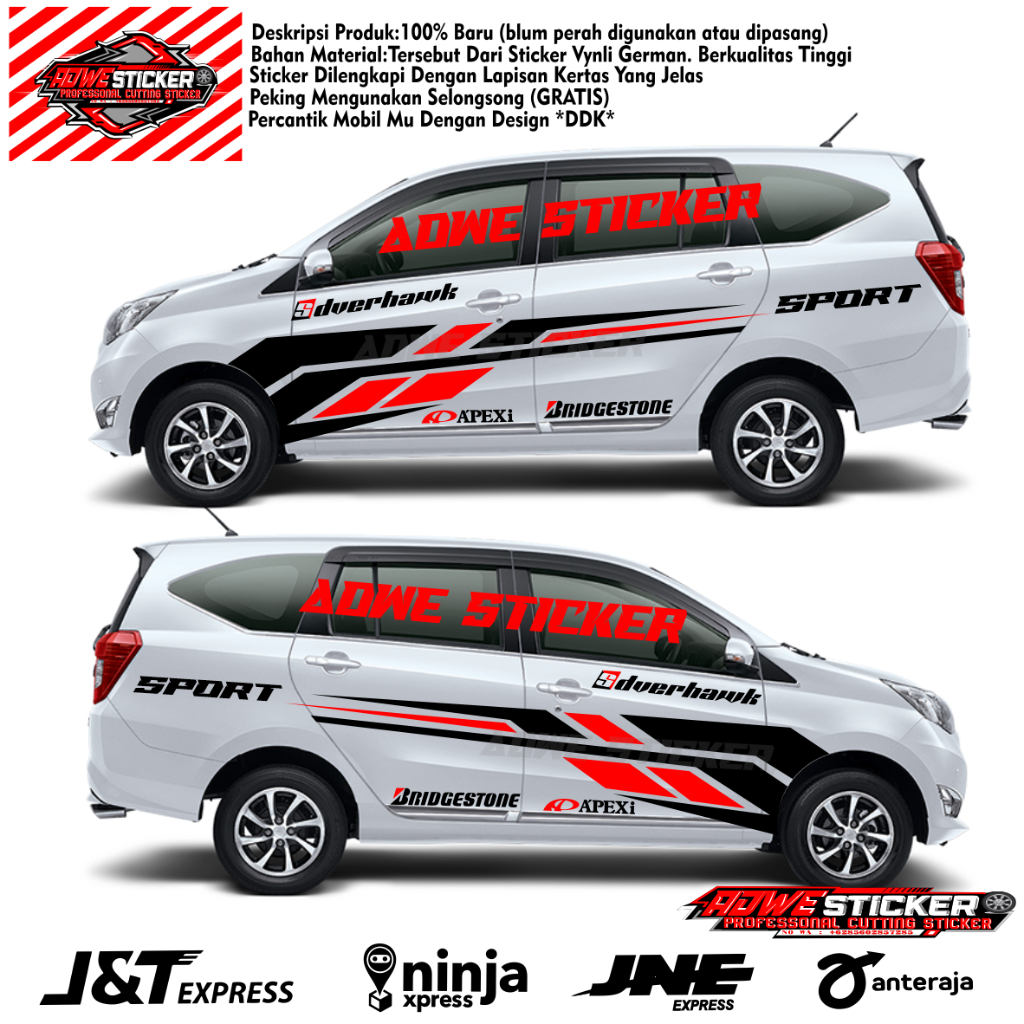 Img Car sticker sigra sticker Car sticker avanza xenia ertiga Etc ...