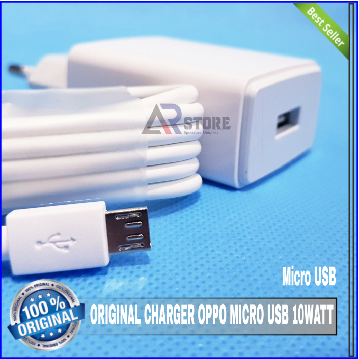 Charger OPPO Original 100% Fast Charging 2A/OPPO F7 F5 F3 F1plus F1s A7 ...