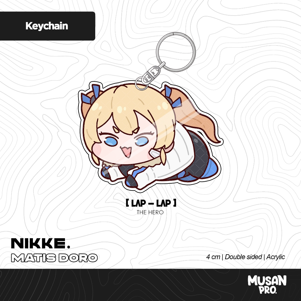 NIKKE MAMATIS Doro Keychain - Lap Lap - Max wynn - Do rake - Fan Merch ...