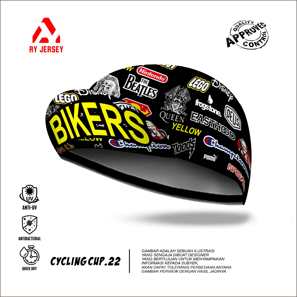CYCLING CAP | BICYCLE HAT | FOOTBALL HAT | DAILY HAT Running Cap Topi ...