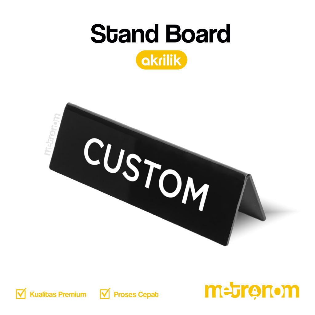 Custom Table Stand Board Acrylic Folding Table Board | Shopee Malaysia