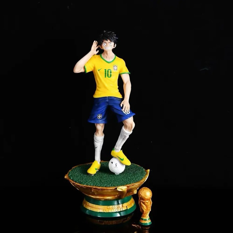 One Piece Luffy Neymar World Cup Cosplay Action Figure | Shopee Malaysia