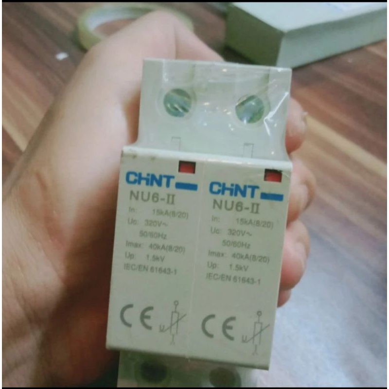 Surge ARRESTER CHINT NU6-II 2P 40KA ORIGINAL ORIGINAL | Shopee Malaysia