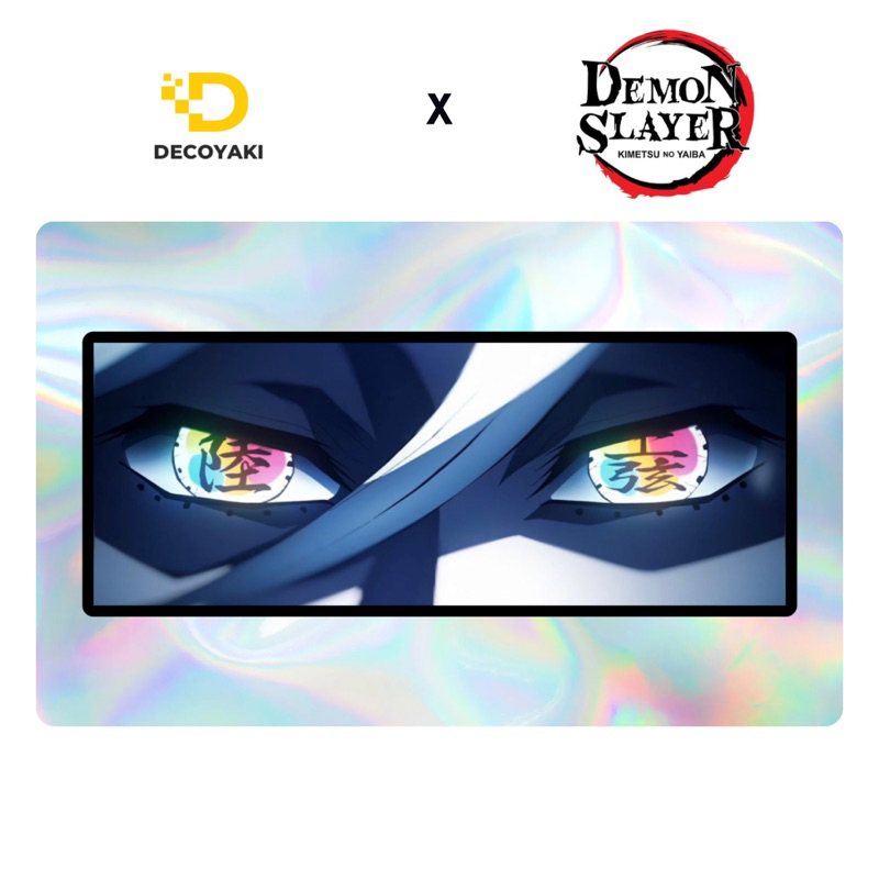 Doma Demon Slayer Hologram Slap Sticker, Doma Kimetsu no Yaiba Hologram ...