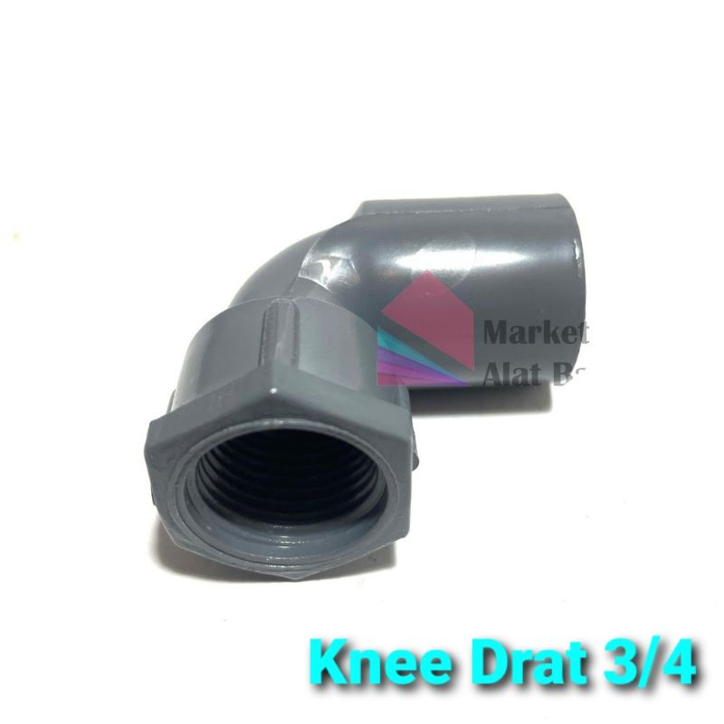 Knee Keni L Elbow Drat In 3/4 Inch PVC Pipe Fittings | Shopee Malaysia
