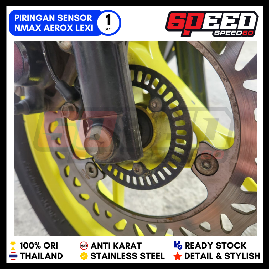 Abs Heng Sensor Plate + Stainless Probolt Bolts King Nut Nmax Aerox ...