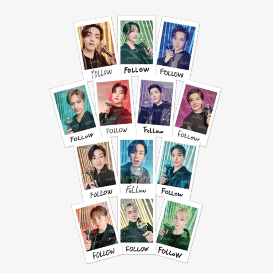Seventeen SVT TOUR FOLLOW TO JAPAN OFFICIAL INSTANT PHOTO STICKER CARD ...