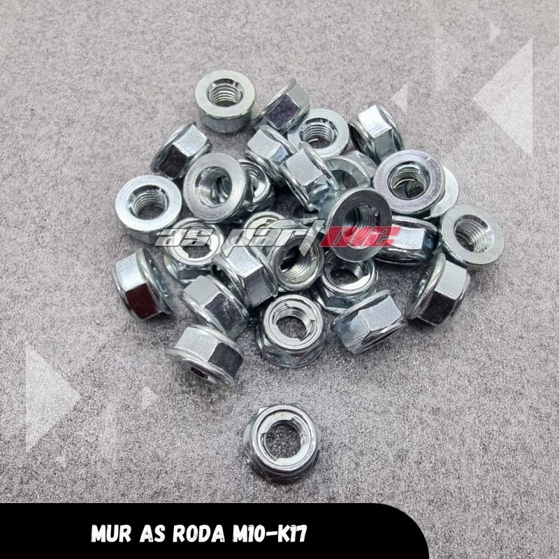 M10-k17 Axle Nut/Front Axle Nut F1ZR VEGA JUPITER MIO/Front Axle Nut ...