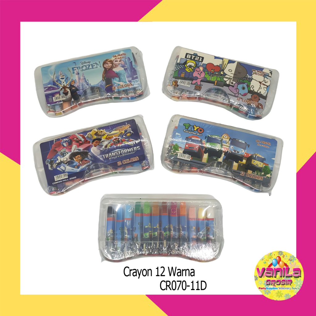 12-color crayon, pastel oil crayon, fancy crayon | Shopee Malaysia