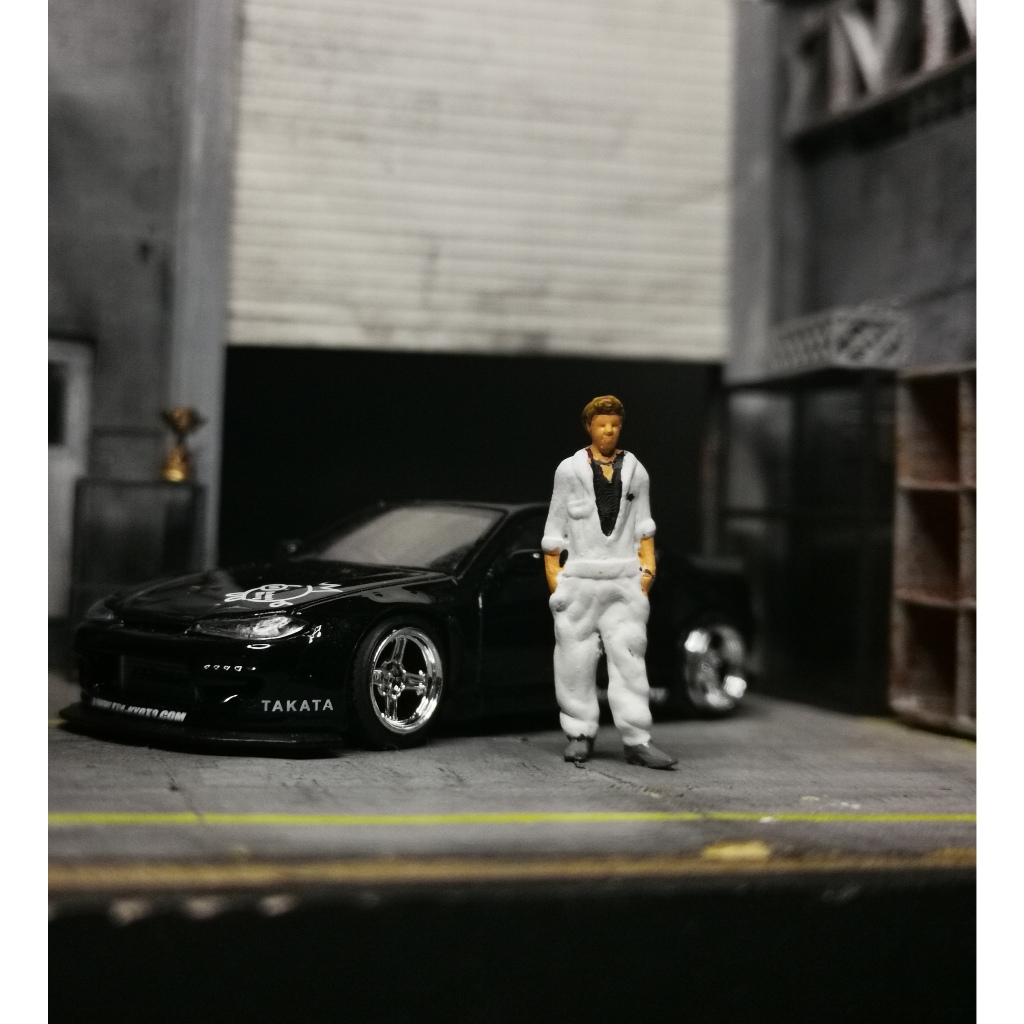 Figure 1 64 Men Kei Miura Diorama Diecast Miniature Hot Wheel Mini GT ...