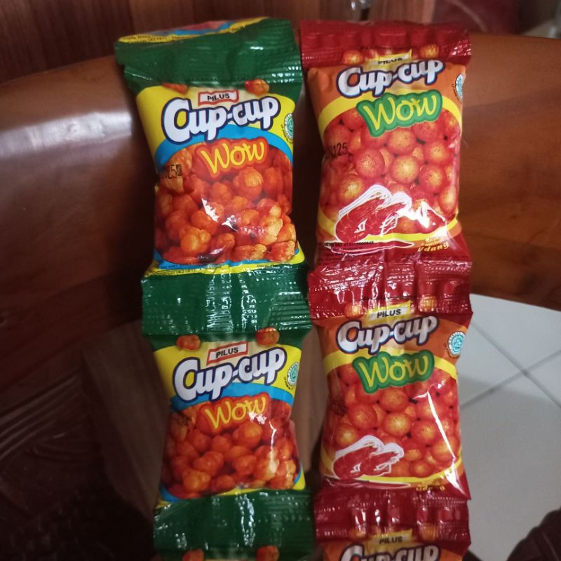 MERAH HIJAU Cup-cup Wow 1 Renteng Filled with 10pcs @10g Green Red ...