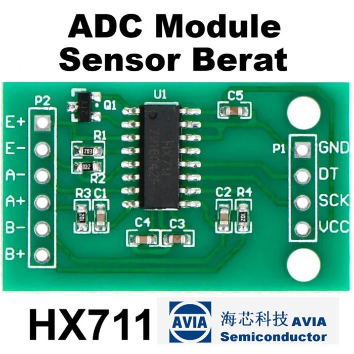 Weight Sensor Module HX711 HX-711 LoadCell Load Cell Amplifier Module ADC Converter Arduino ...