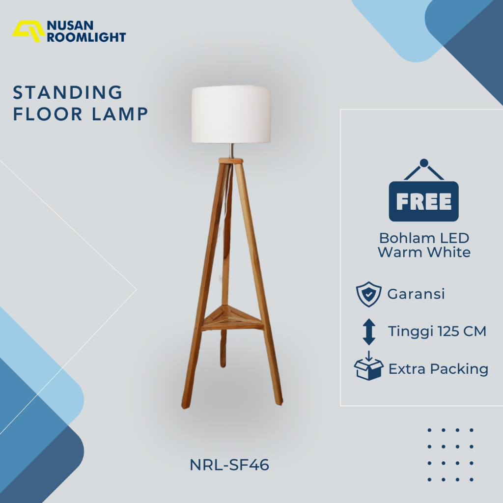 Nusan Roomlight Standing Floor Lamp Standing Floor Lamp Lighting Modern Minimalist Room NRL ...
